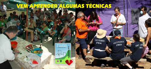 Vem APRENDER algumas técnicas - FNA - Escuteiros Adultos
