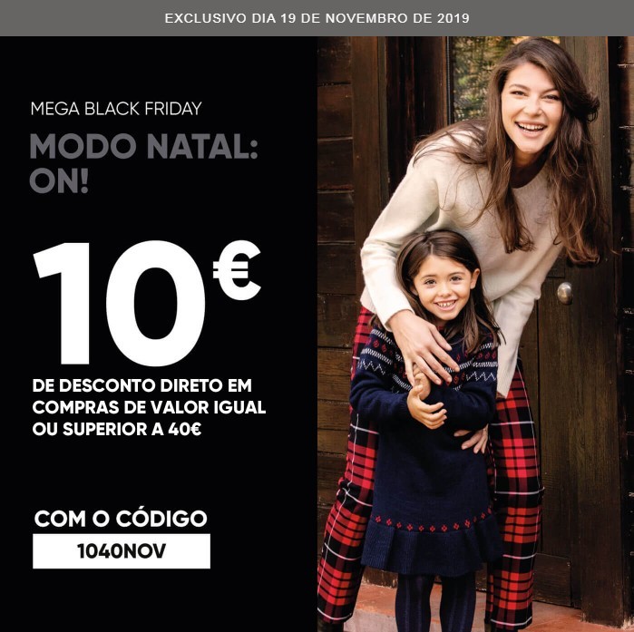 10€ de oferta MODALFA Mega Black Friday apenas dia 19 novembro - Blog ...